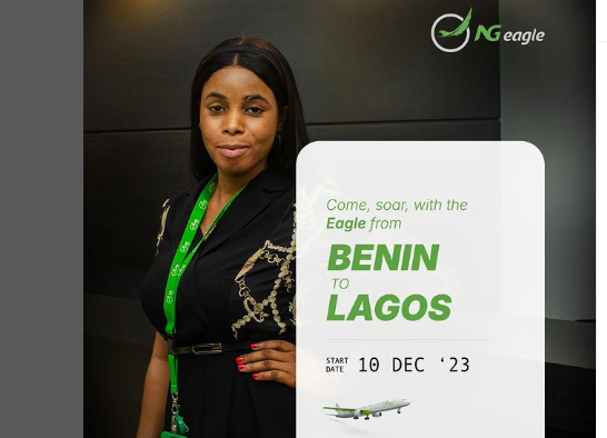 NG Eagle Airline Lagos to Benin Flight – Price, Schedule – Sage Travels