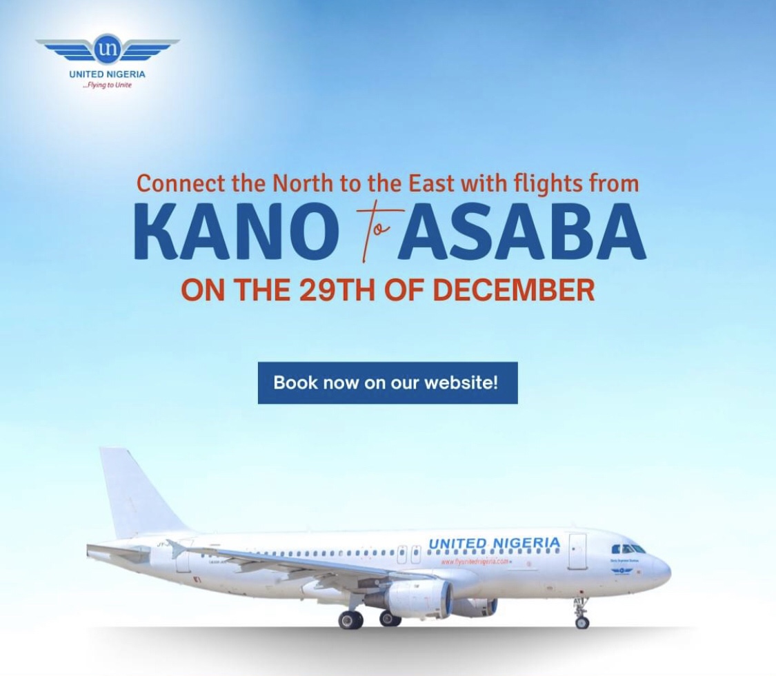 United Nigeria Airline Asaba to Kano Flight – Price, Schedule
